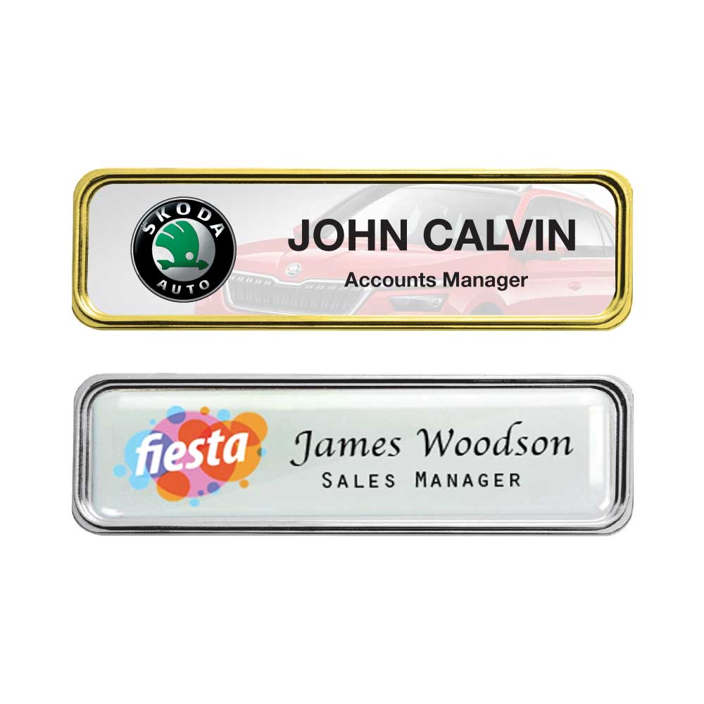 Metal Injected Name Badges | Promotional Gifts Suppliers
