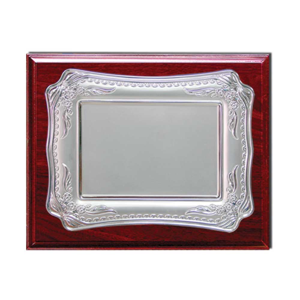 Wooden Plaques with Silver Spanish Plate | Promotional Gifts Suppliers